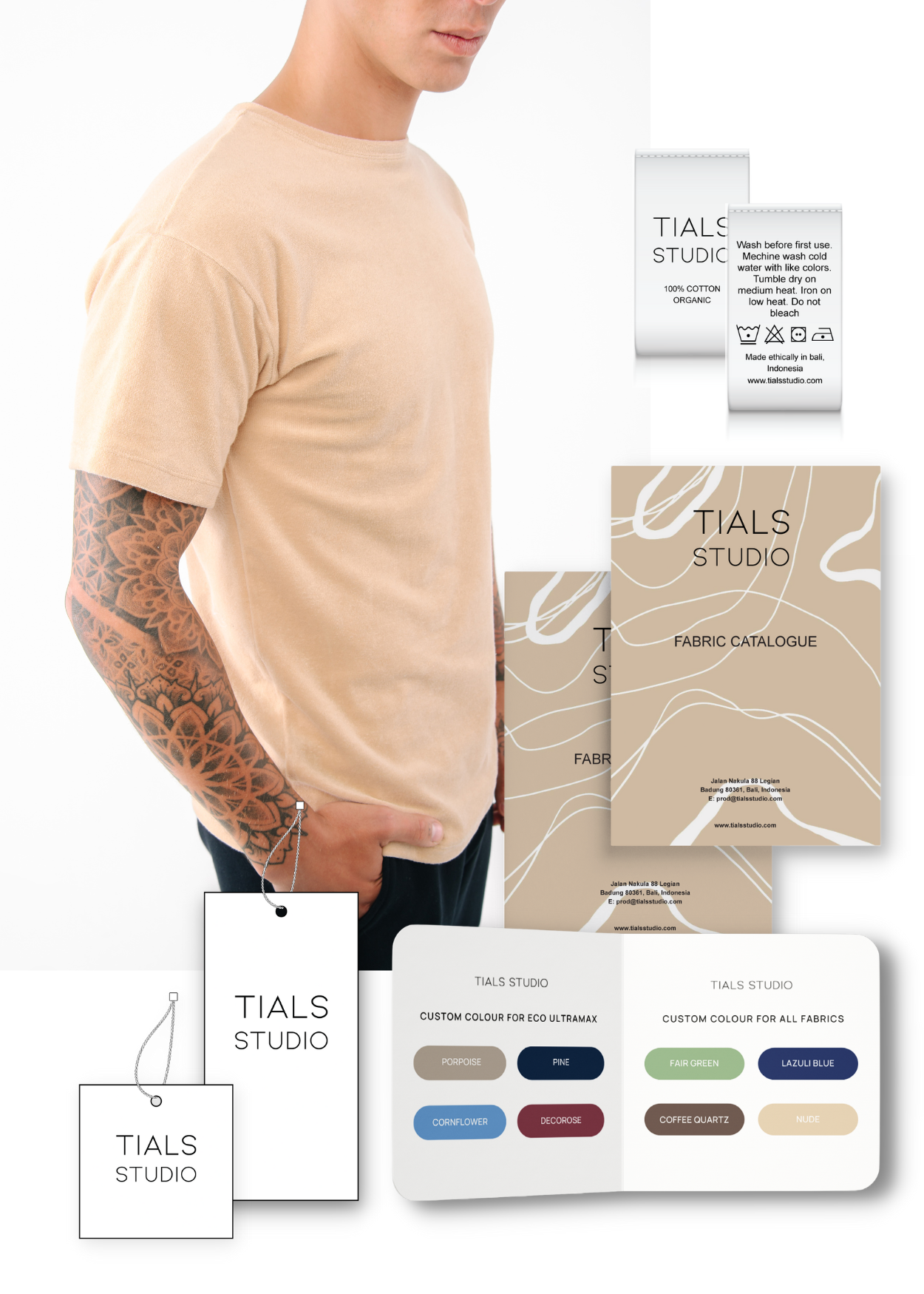 UNISEX BASIC TEE - COTTON TERRY TOWEL (SAMPLE KIT)